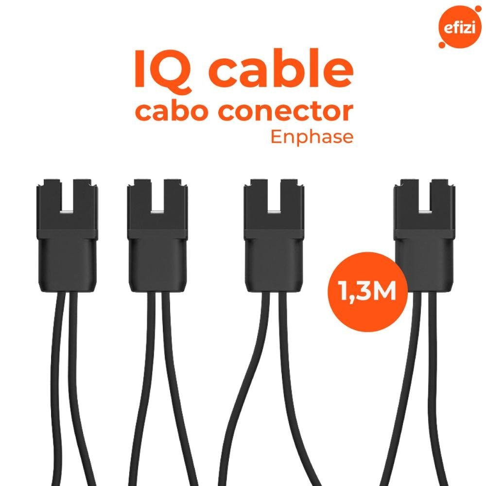 Cabo-q Tronco com Conectores 1,3m Enphase | MadeiraMadeira