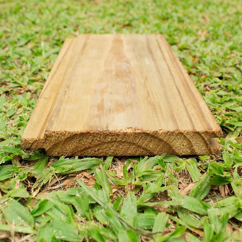 20m² Frontal De Pinus Tratado Autoclave Com Nó 2cm X 14,5cm ...