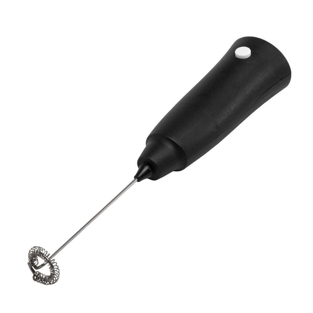 Mini Mixer Preto Manual Shake Vitamina Misturador a Plha | MadeiraMadeira