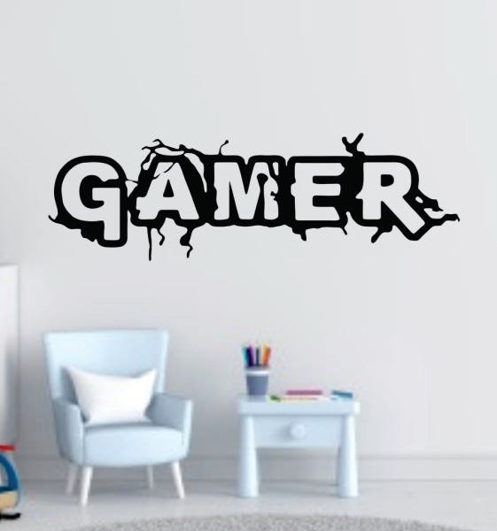 Adesivo De Parede Gamer | MadeiraMadeira