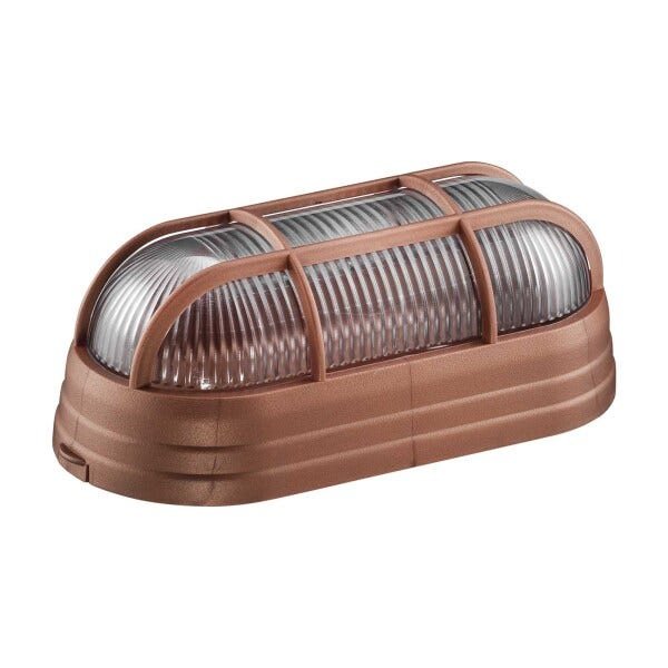 Arandela Externa com Grade Tartaruga Cobre Resistente Alu80 | MadeiraMadeira