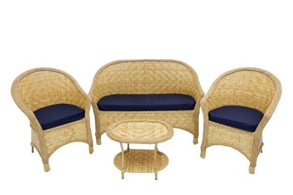 Conjunto de Sofá Joinville Fibra Sintética | MadeiraMadeira