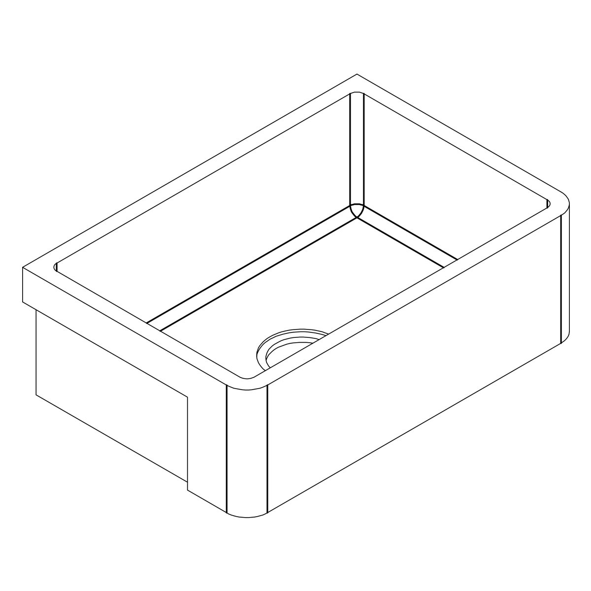 Cuba Pia De Cozinha Farm Sink Gourmet (Ssm) Branca 60cm - Avitá ...