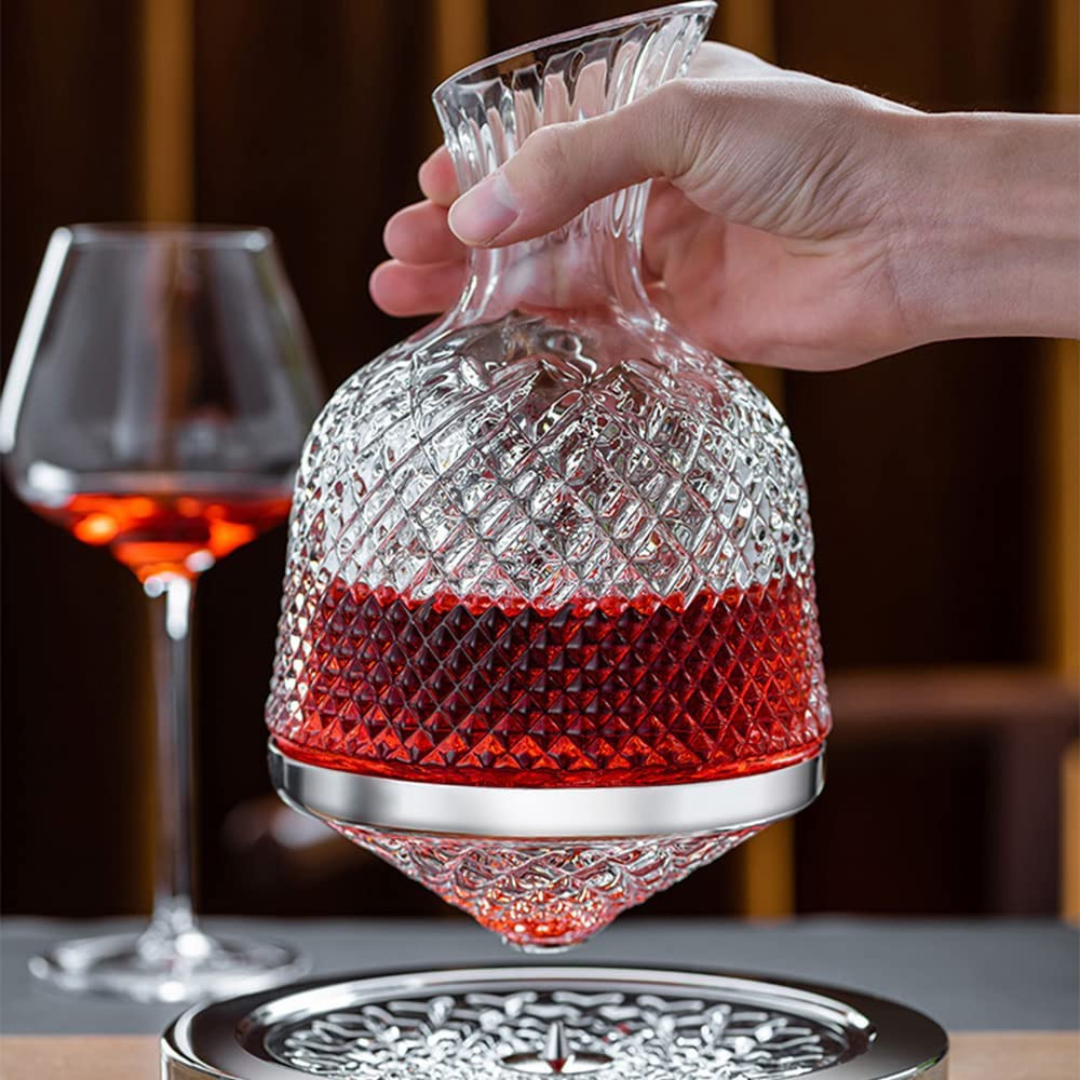 Decanter de Vinho Whisky Giro 360º Linha de Luxo | MadeiraMadeira