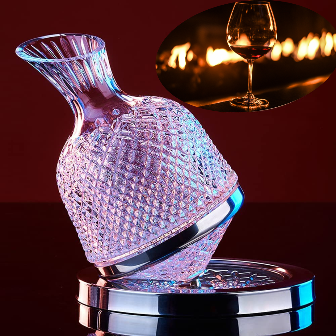 Decanter de Vinho Whisky Giro 360º Linha de Luxo | MadeiraMadeira