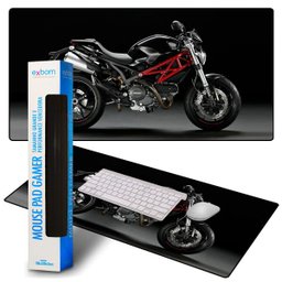 MOUSE PAD GAMER SPEED GRANDE 70x35CM - MOTO | MadeiraMadeira