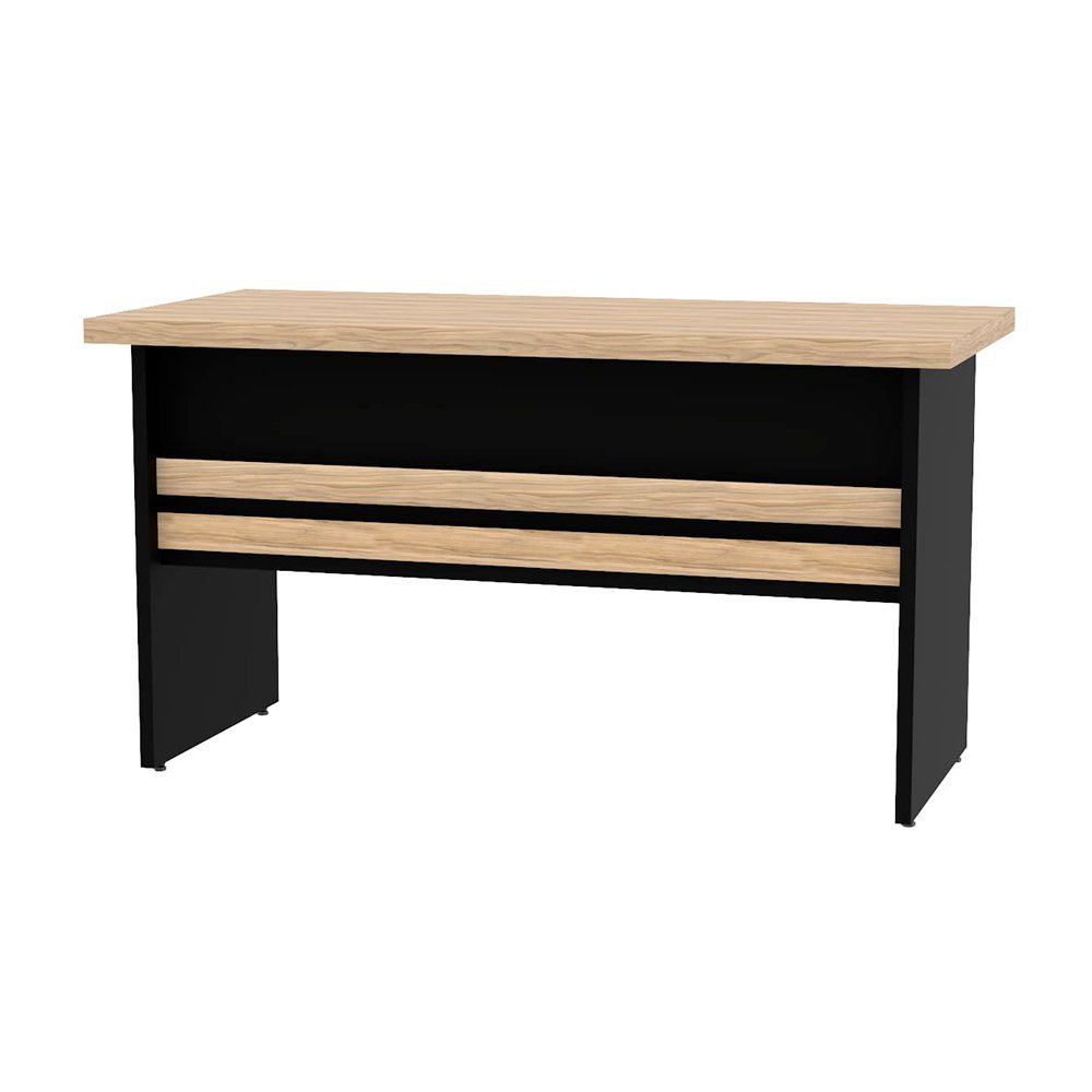 Mesa para Escritorio New Star 1,20m - Calvi/preto | MadeiraMadeira