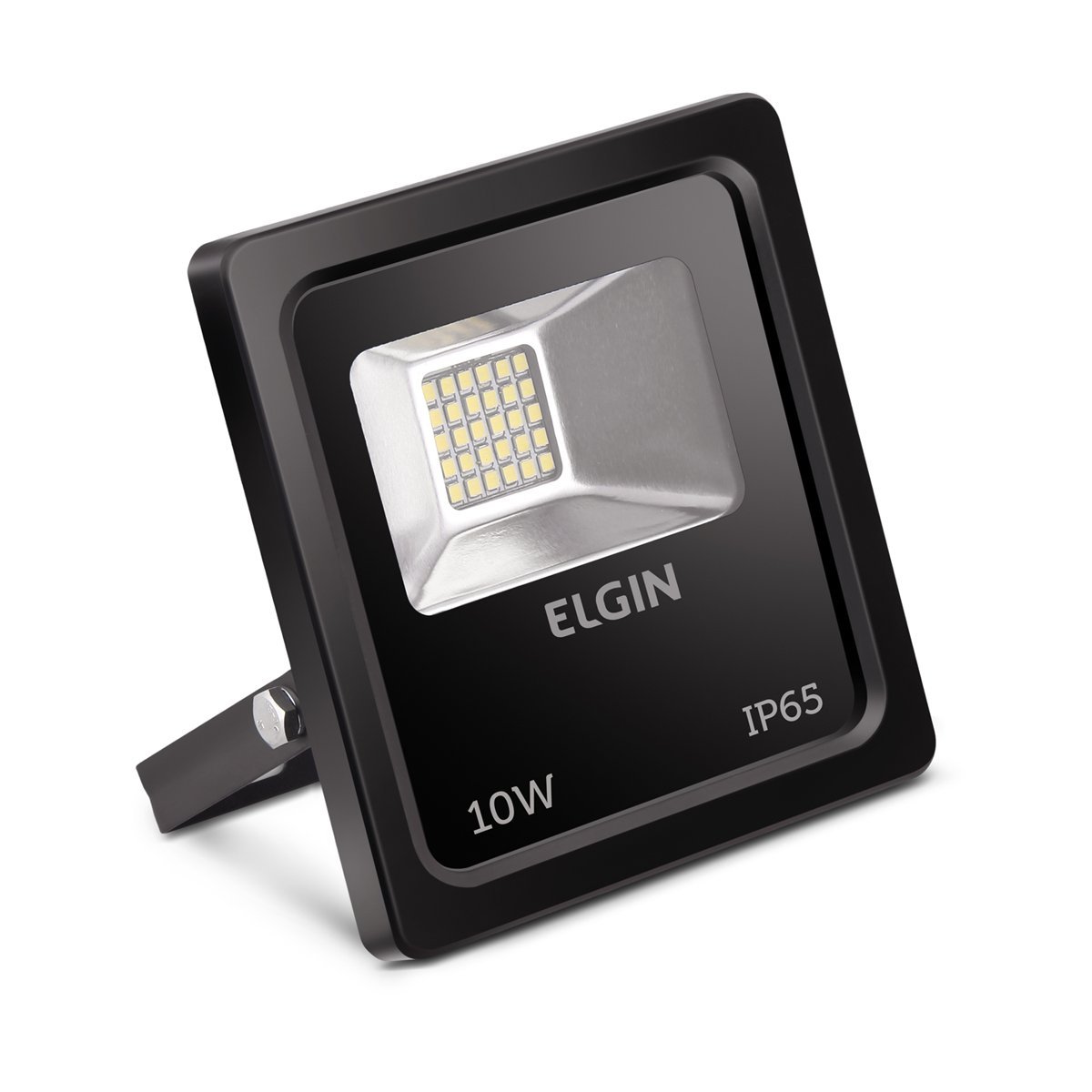 Projetor Led para Uso Externo 10w / 6500k / Bivolt / Preto Elgin Refletor Led | MadeiraMadeira
