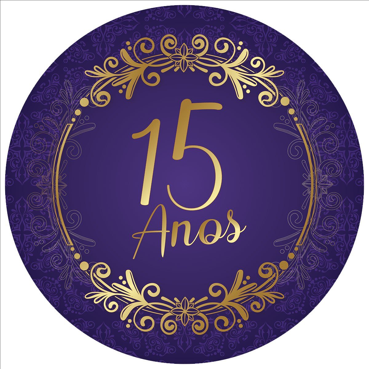 Kit Painéis Casado Redondo Retangular Tecido Festa Aniversário 15 Anos ...