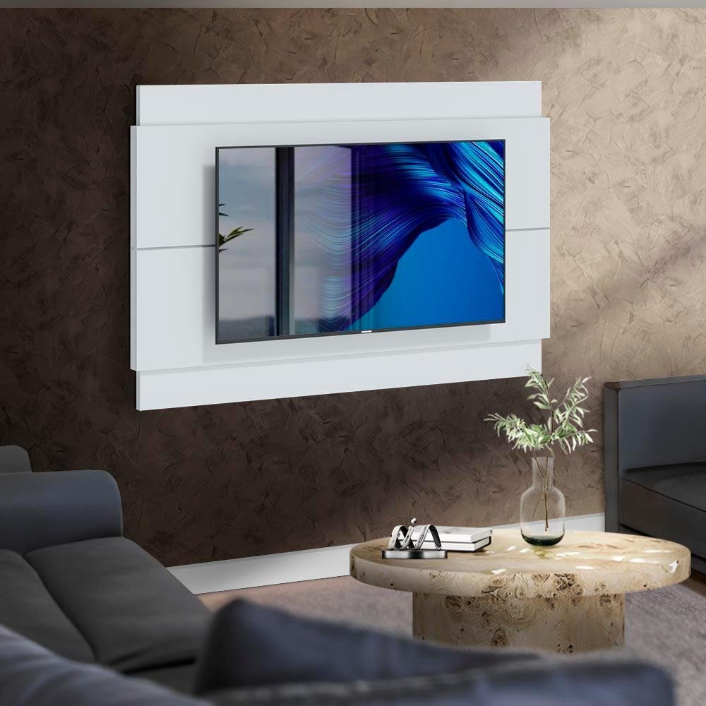 Painel para Tv Branco até 60 Polegadas | MadeiraMadeira