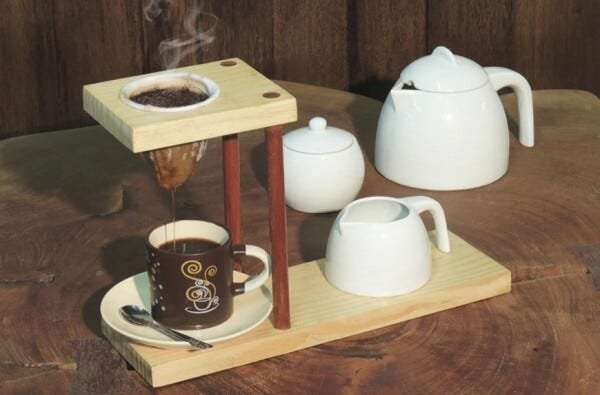 Cafeteira Vintage Rústica Retrô | MadeiraMadeira