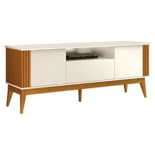 Rack para Tv até 75" 2 Portas 1 Gaveta Morgan 1.80 Edn:off White | MadeiraMadeira