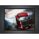 Quadro Decorativo Caminhão Salas Quartos Decorações Com Moldura G01 ...