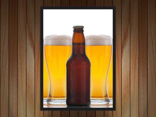 Quadro Decorativo Cerveja Bebidas Bares Churrasco Gourmet Salas Quartos ...