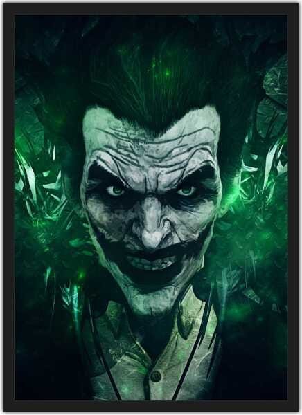 Quadro Decorativo Joker Nerd Geek Decorações Com Moldura | MadeiraMadeira
