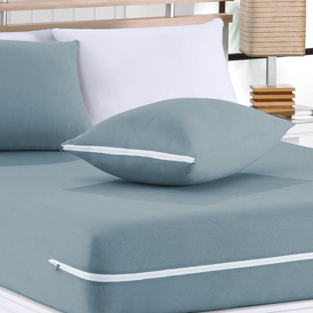 Capa de Colchão Casal Malha com Zíper Atual | MadeiraMadeira