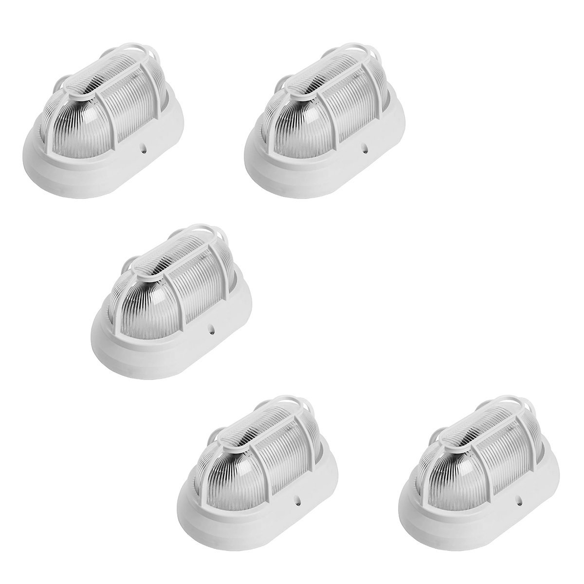 Luminaria Tartaruga Arandela Kit 5 Unidades Grade Jardim Quintal Garagem Entrada Externa Parede ...