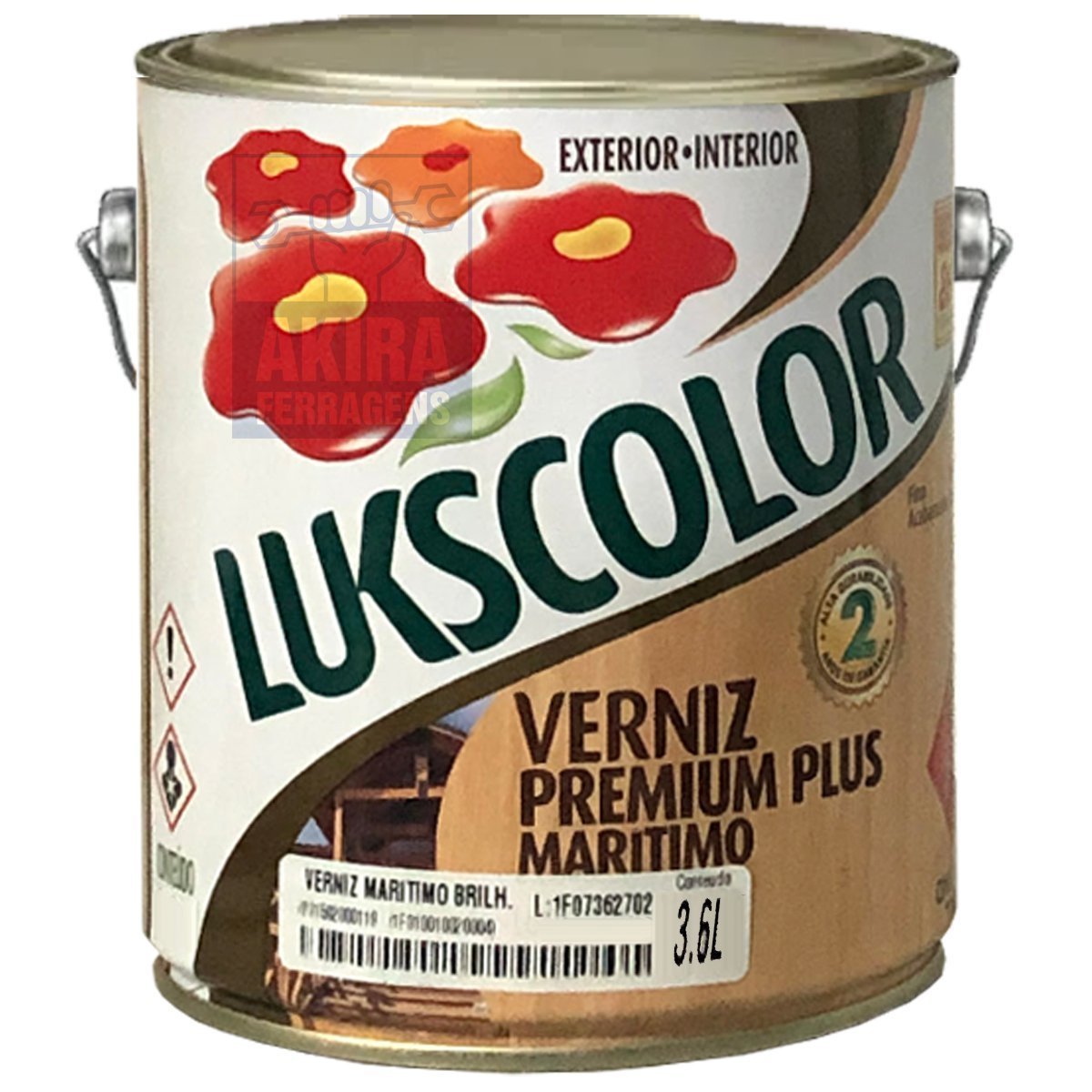 Verniz Maritimo Lukscolor 3,6 L Madeira Incolor Brilhante | MadeiraMadeira