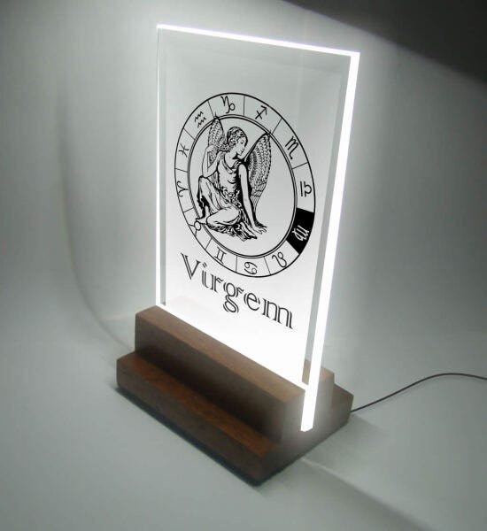 Abajur e Luminária Signos - Virgem | MadeiraMadeira