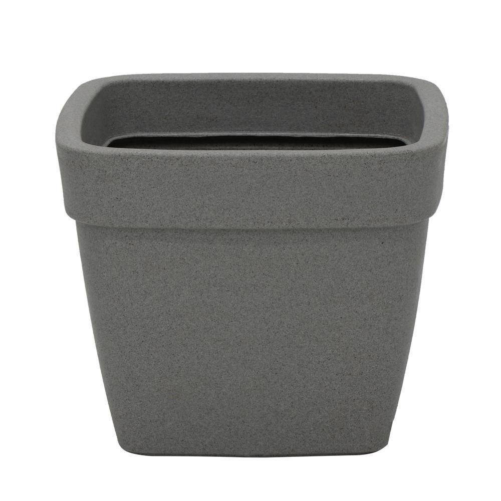 Vaso Romano Tramontina em Polietileno Cimento 38 Cm | MadeiraMadeira
