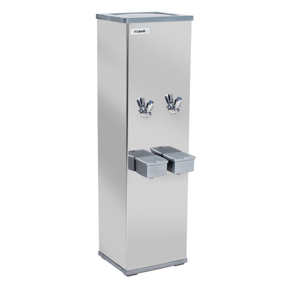 Bebedouro de Agua Industrial Coluna Filtro Inox com Agua Gelada 25 ...