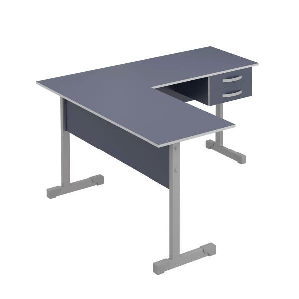 Mesa Escritório Denver Azul | MadeiraMadeira