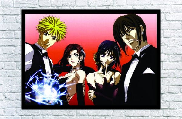 Quadro Anime Get Backers Desenho Com Moldura G01 | MadeiraMadeira