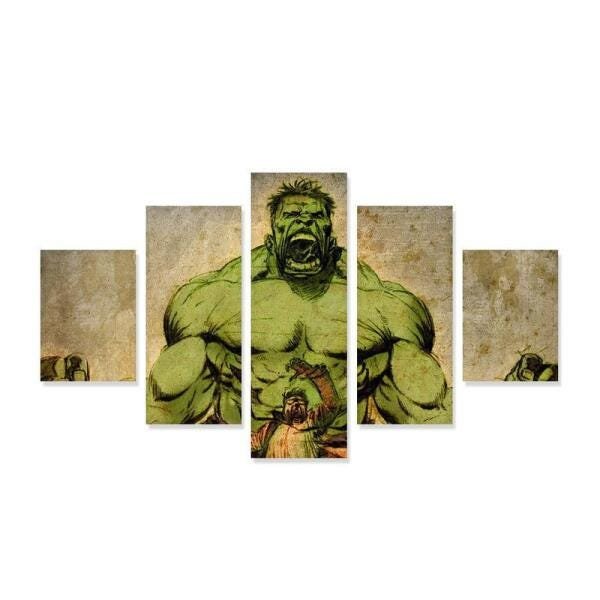 Quadro Incrivel Hulk Decorativo 200X100 | MadeiraMadeira