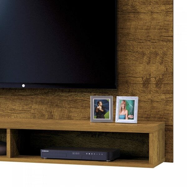 Painel para TV até 50 Polegadas 2 Nichos Topázio Contemporâneo Mavaular ...