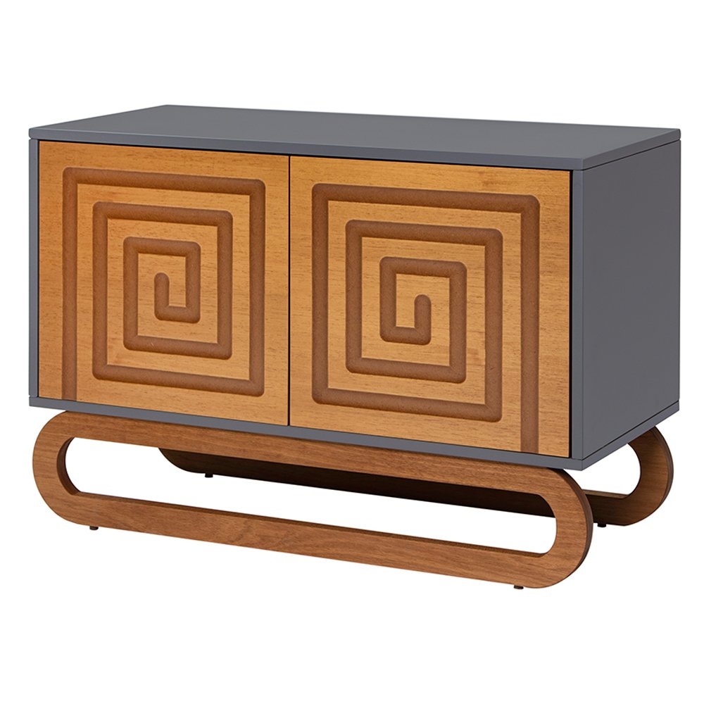 Buffet Mazy com 2 portas e uma prateleira interna 1,00m Frater Buffet ...