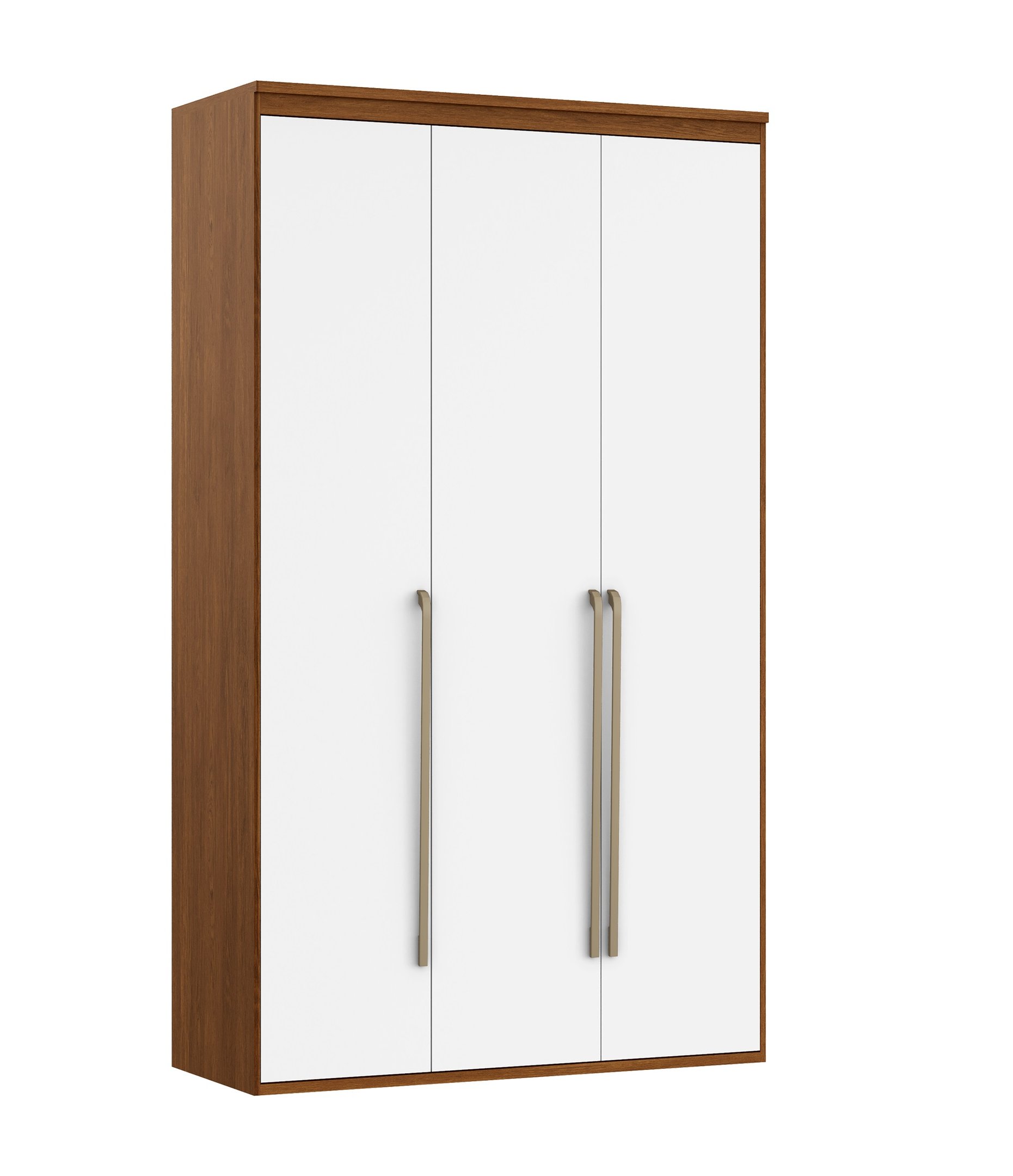Guarda Roupa Solteiro 3 Portas 3 Gavetas MDF Originale Belmax Álamo ...