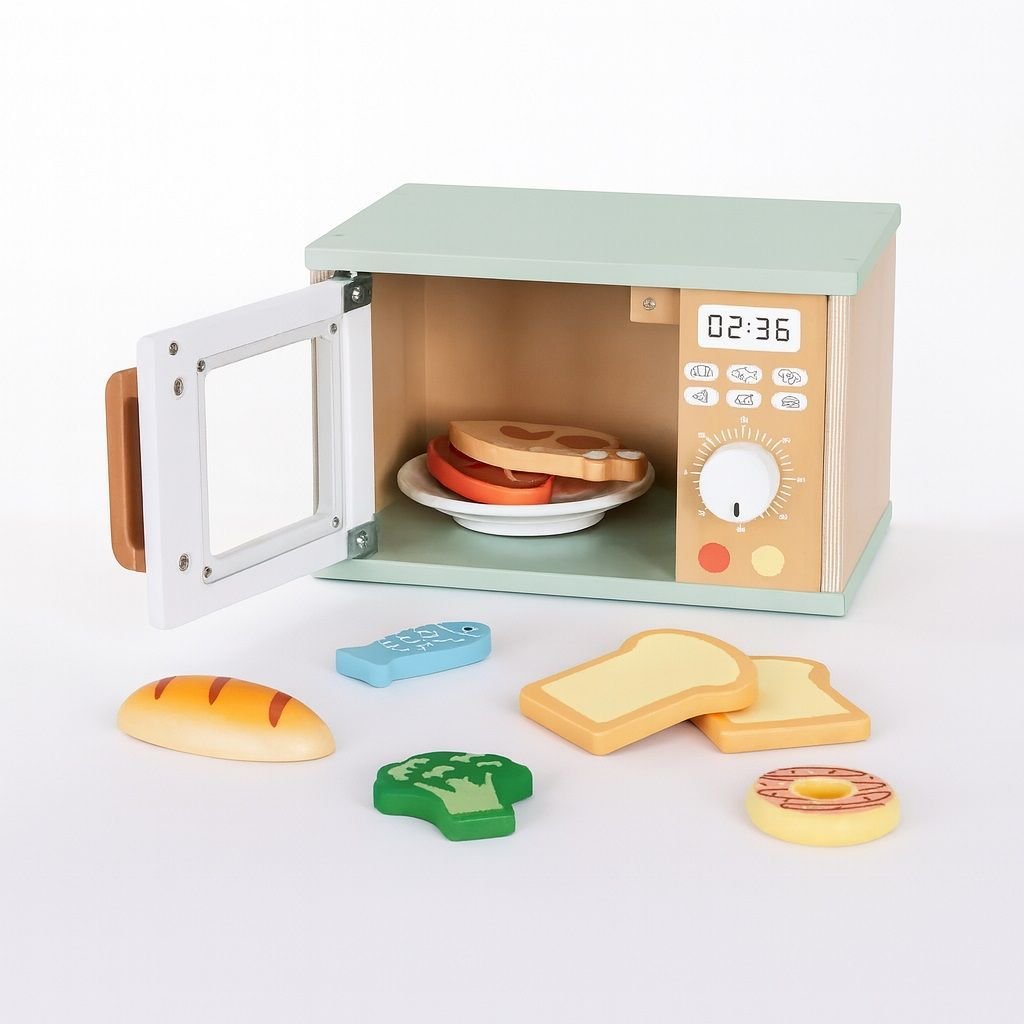Micro-ondas do Chef, da Tooky Toy - Brinquedo de Madeira para ...
