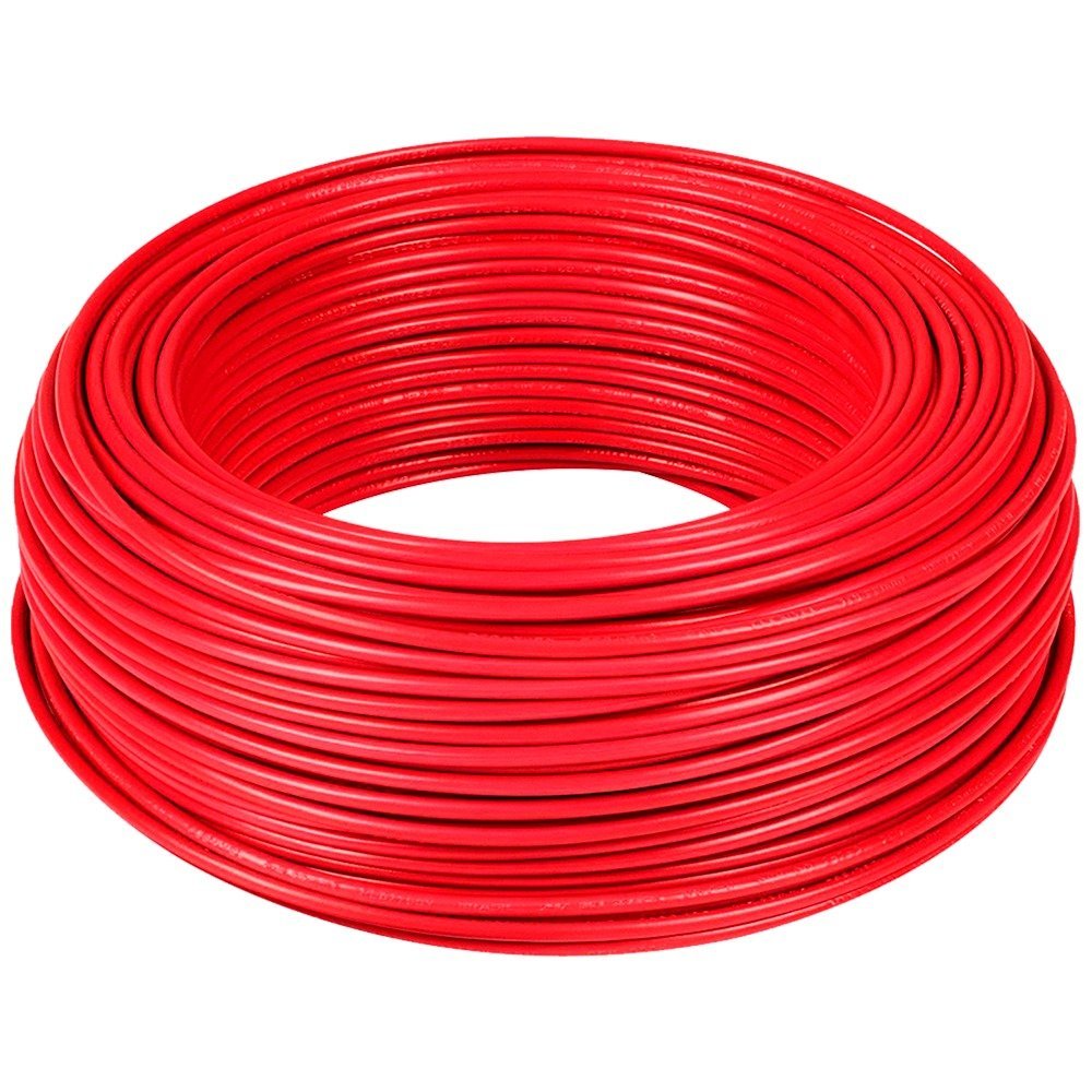 FIO FLEXIVEL 2,50MM VERMELHO 100 METROS | MadeiraMadeira