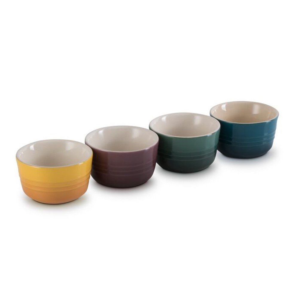 Mini Ramekin Le Creuset Botanique Cerâmica 4 UND | MadeiraMadeira