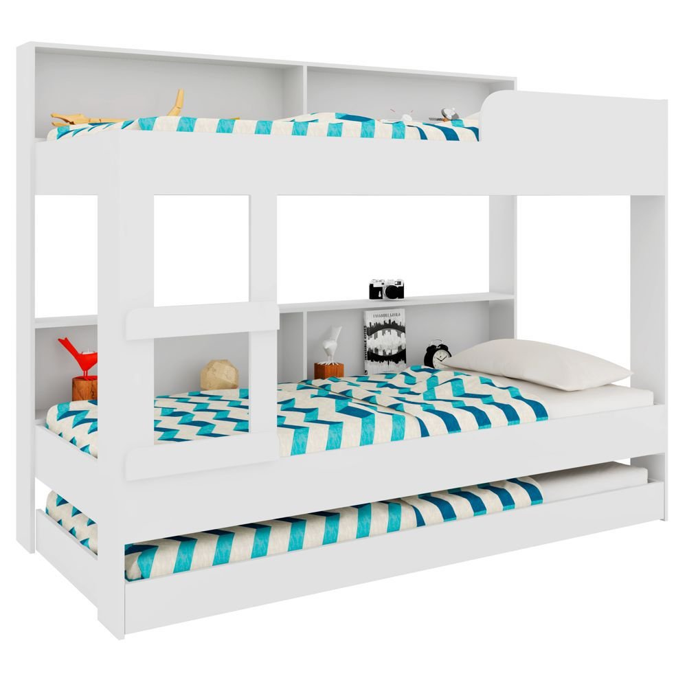Treliche Miami Beliche + Cama Auxiliar CJ025 Art in Móveis | MadeiraMadeira