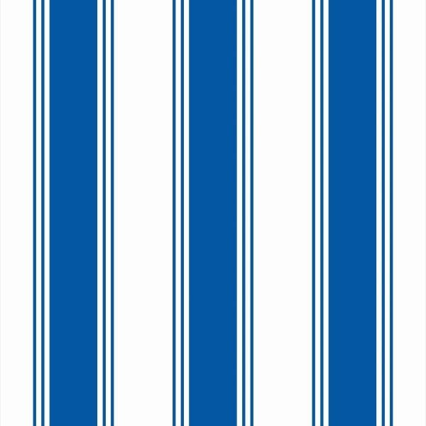 Papel De Parede Lavável Listrado Branco E Azul Claro 6m | MadeiraMadeira