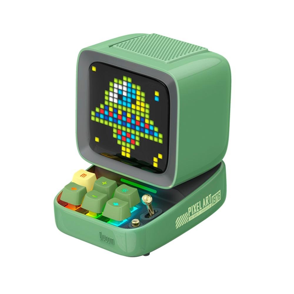 Caixa De Som Gamer Divoom Ditoopro Verde | MadeiraMadeira