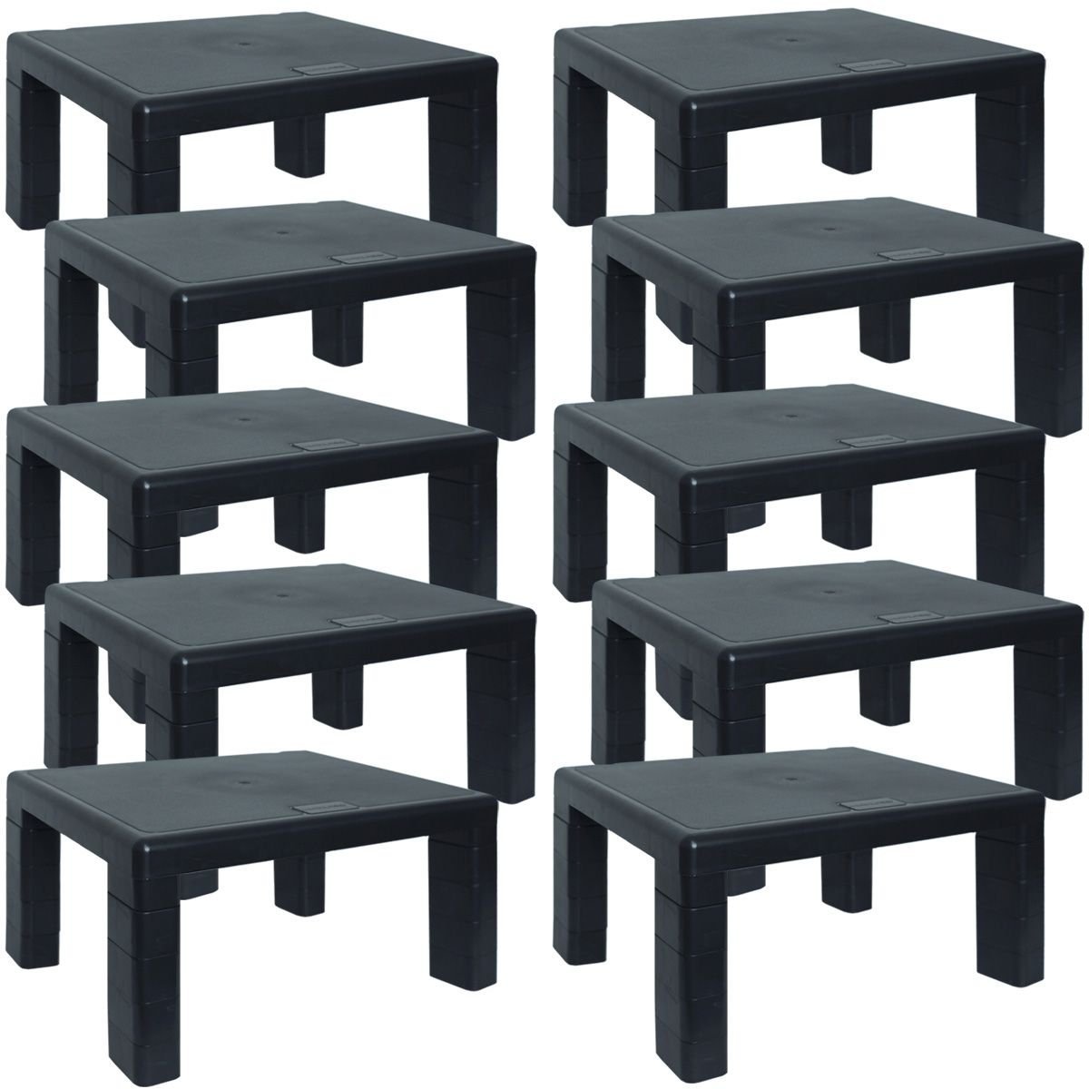 Kit 10 Suportes Mesa Para Monitor e Notebook com 4 Níveis de Ajuste de ...