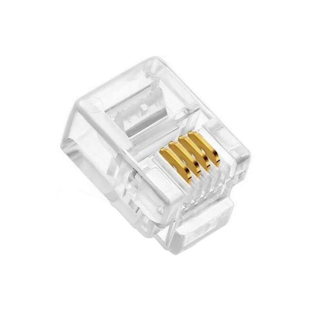 Conector Modular Mxt - Rj11 6x4 | MadeiraMadeira