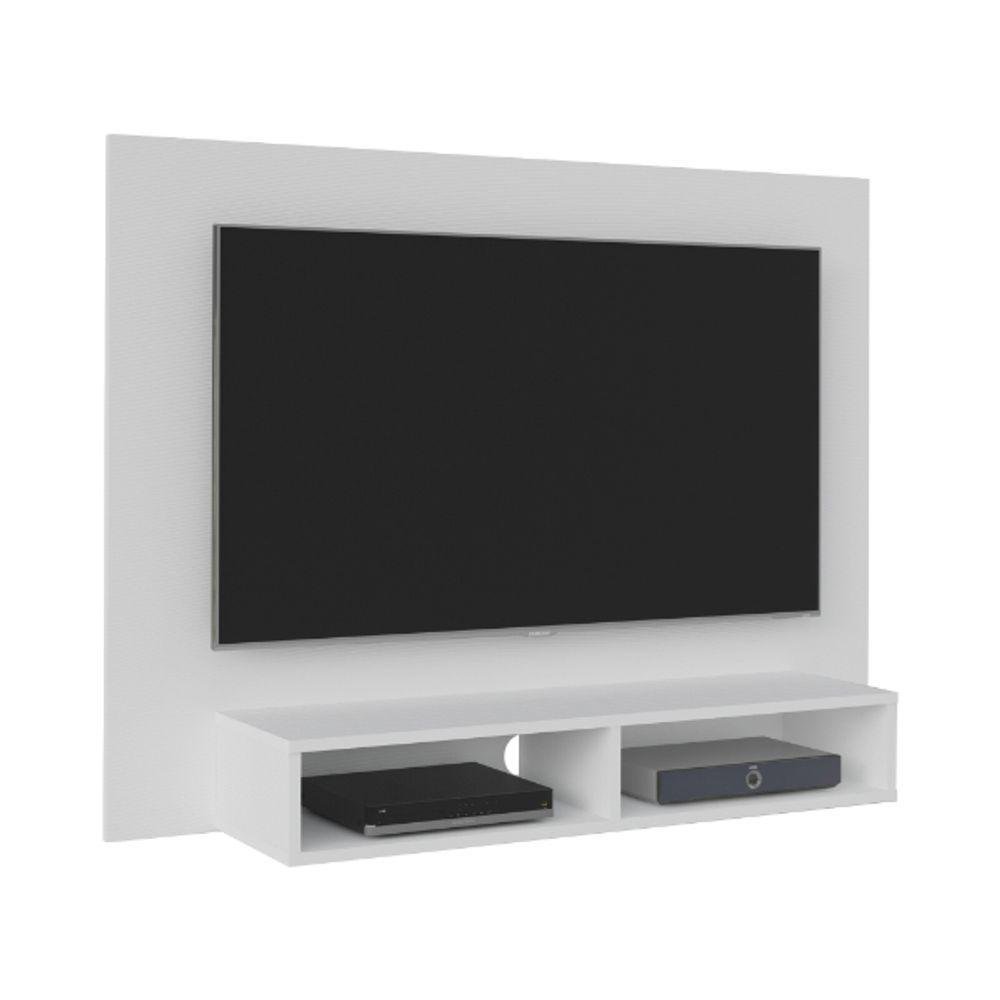 Painel Para Tv Até 50 Polegadas Com Suporte Flash Branco | MadeiraMadeira