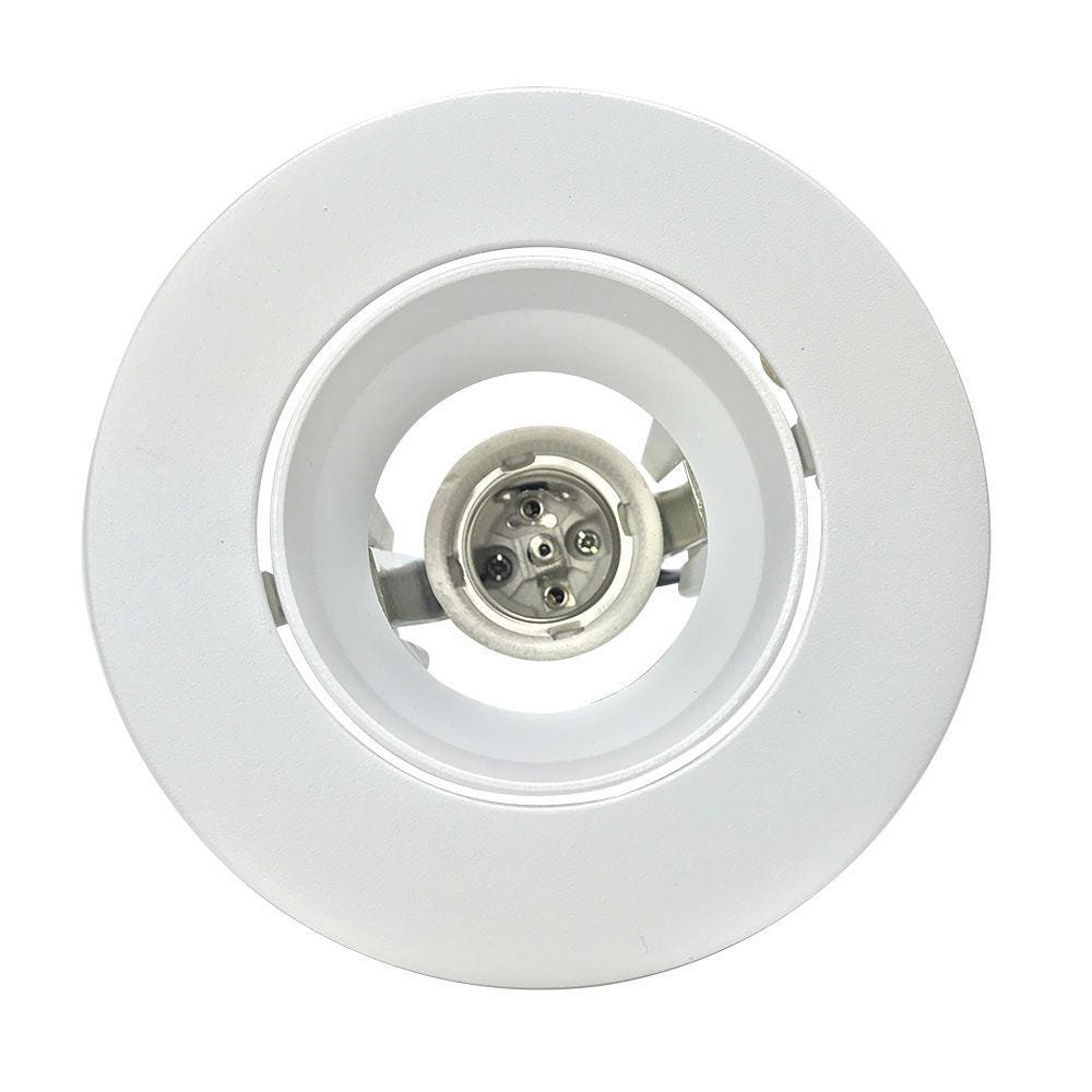 Embutido Redondo Face Plana PAR20 IL0091 Branco - Interlight IL 0091-BMTX-V2 | MadeiraMadeira