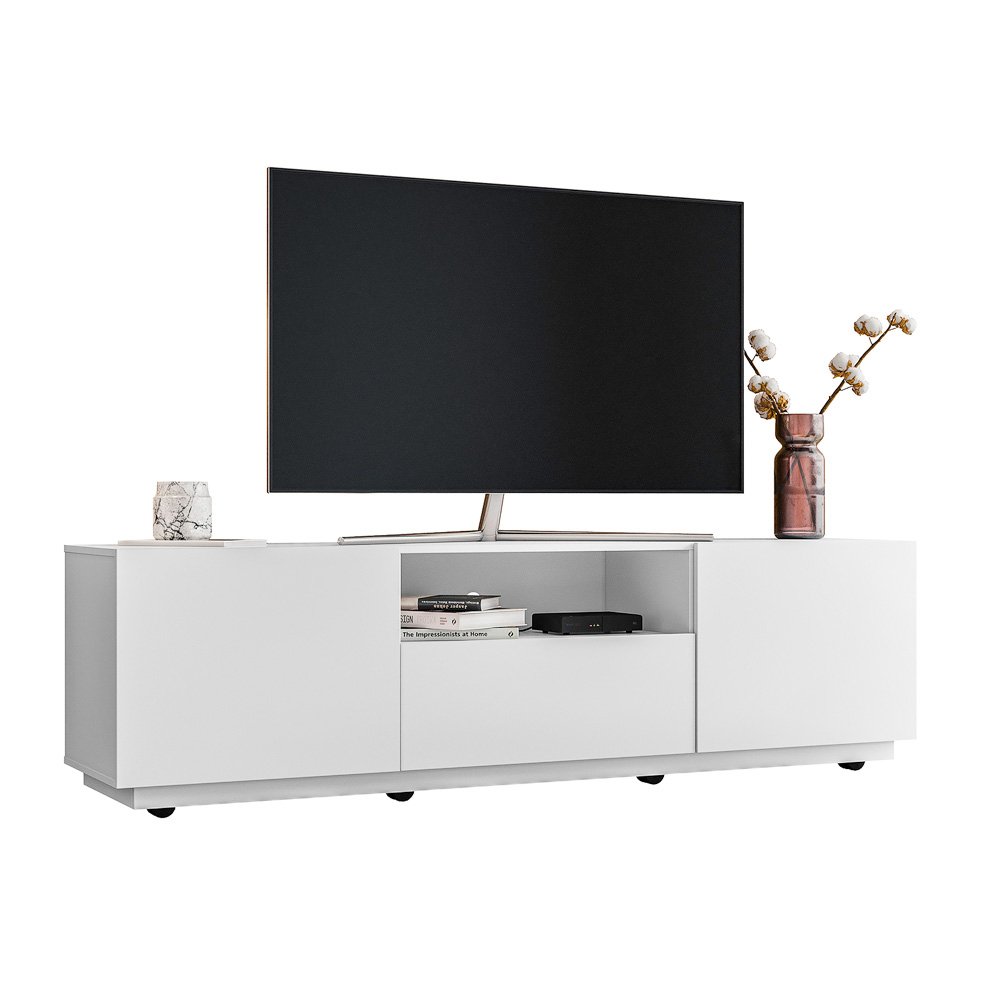 Rack Para Sala De Estar TV até 65 polegadas Branco Home Royal ...