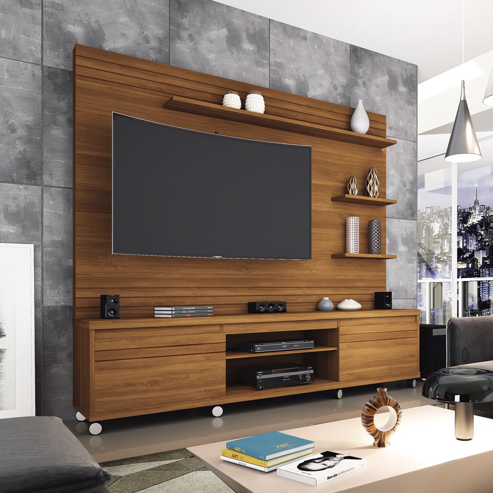 Home Theater para TVs Até 70 Polegadas Germai Cedro Freijó | MadeiraMadeira