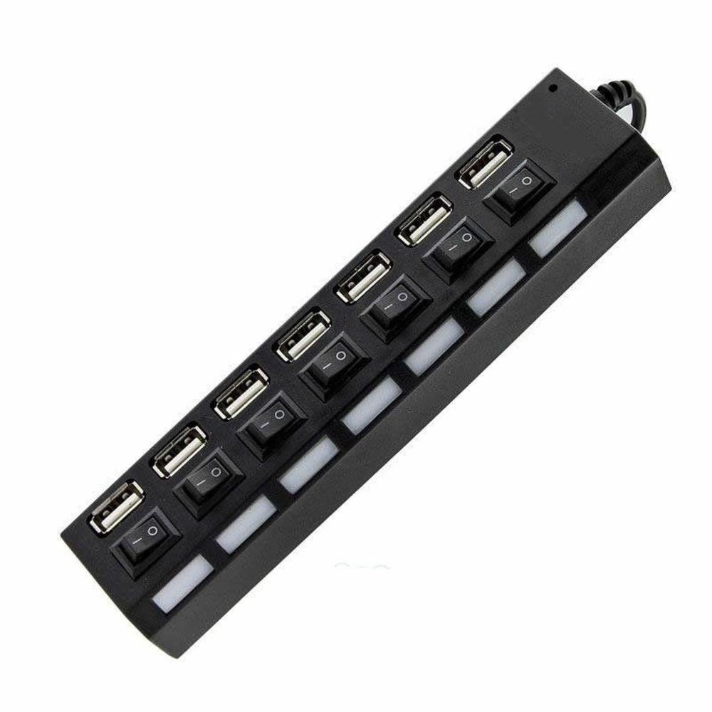 Hub Usb 7 Portas 3.0 Pendrive Tv Mouse Teclado Adaptador Top ...