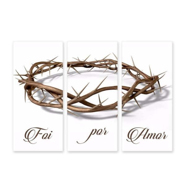 Quadro Foi Por Amor Para Decorar 95X65 | MadeiraMadeira