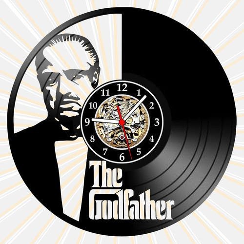 Relógio Parede O Poderoso Chefão Godfather Filme Tv Vinil Lp ...