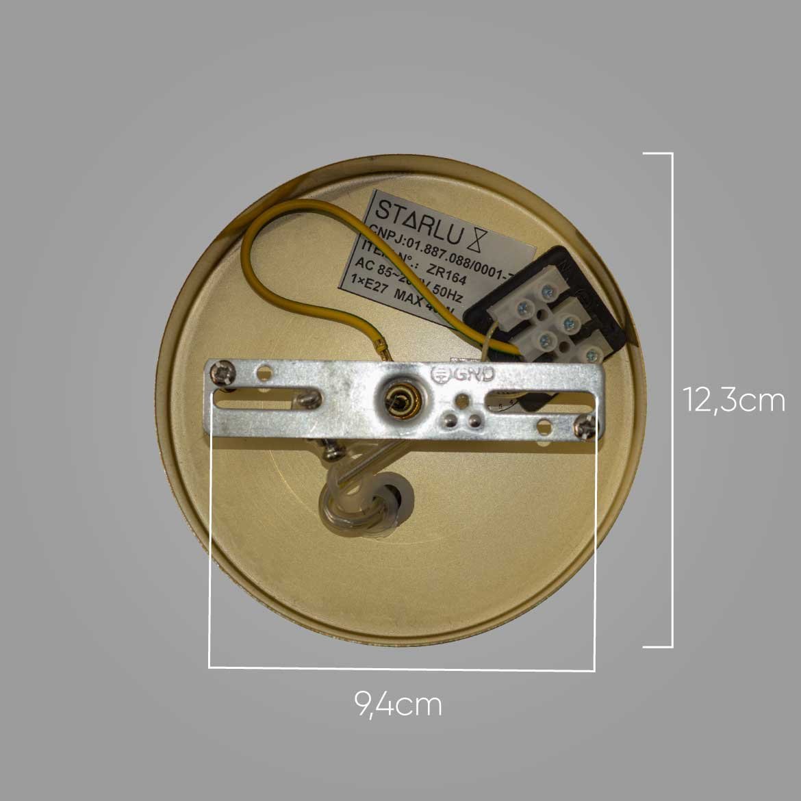 Pendente Amora ZR164-40WA 54cm Gotas Aqua Starlux ST2539 | MadeiraMadeira