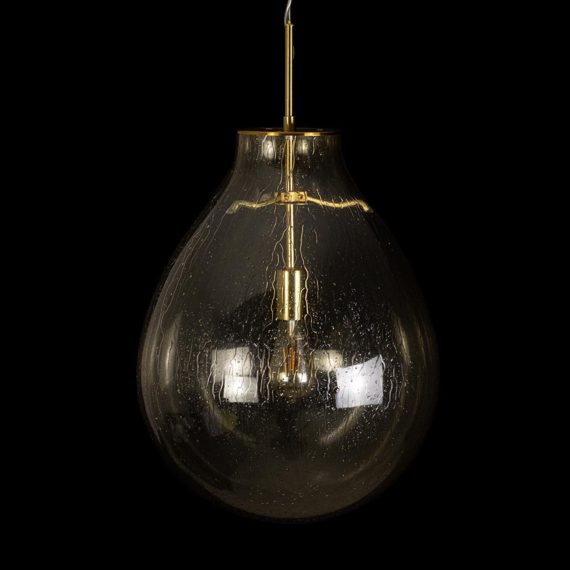 Pendente Amora ZR164-40WA 54cm Gotas Aqua Starlux ST2539 | MadeiraMadeira