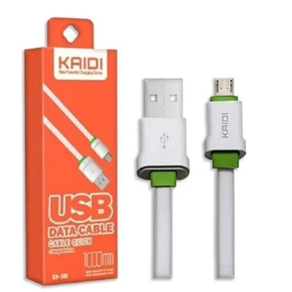 Cabo Original Kaidi Micro USB Kd-305 Kaid Cabo para Dados Carregar Carregador | MadeiraMadeira
