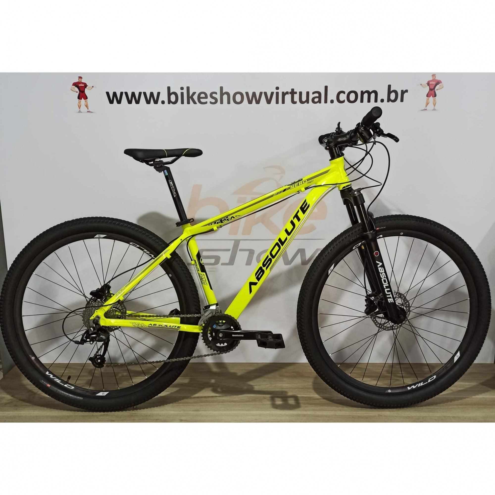 Bicicleta ABSOLUTE Nero aro 29 - 18v X-Time/Shimano - Freio Absolute ...